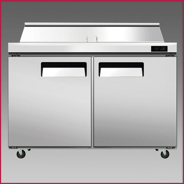 Oliver 48” Commercial Salad & Sandwich Prep Refrigerator Cooler Table ...