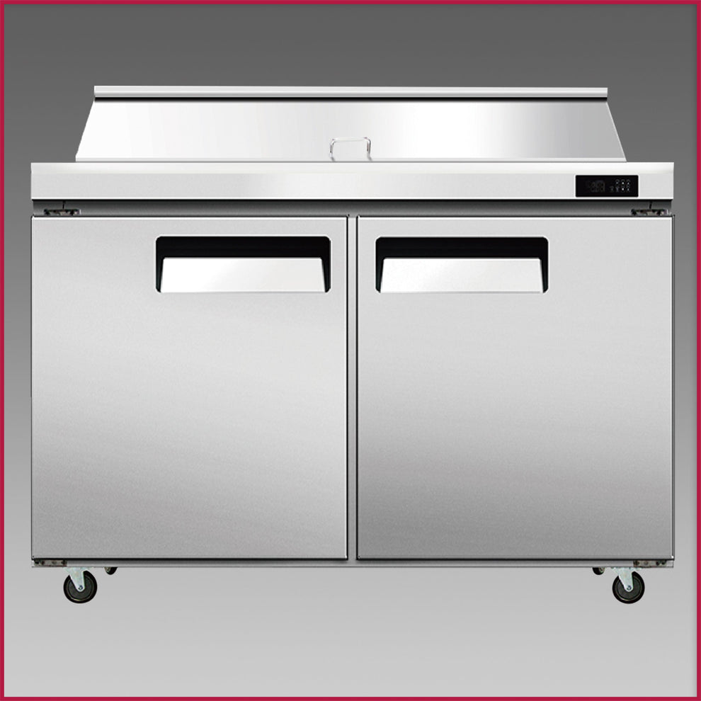 Oliver 48” Commercial Salad & Sandwich Prep Refrigerator Cooler Table ...